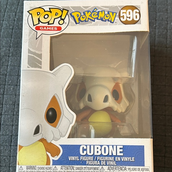 Funko | Toys | Funko Pop Pokmon Cubone Figure White And Brown | Poshmark